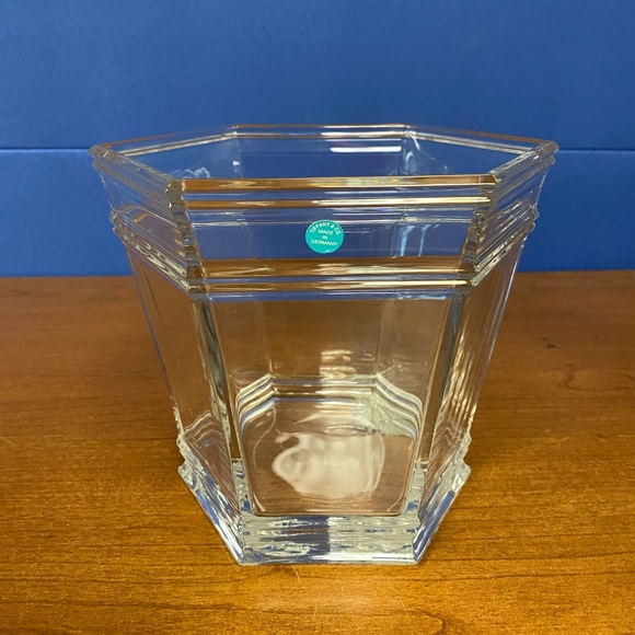 Tiffany & Co. | Art | Tiffany Co Crystal Hexagon Vase | Poshmark